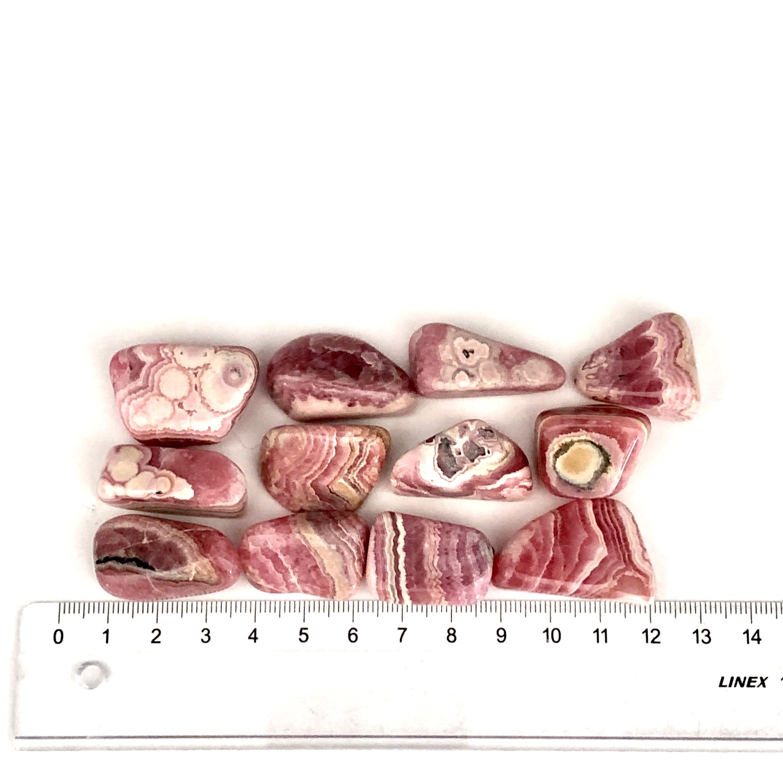 Rhodocrosit Rød Sten Krystaller Krystalgrotten