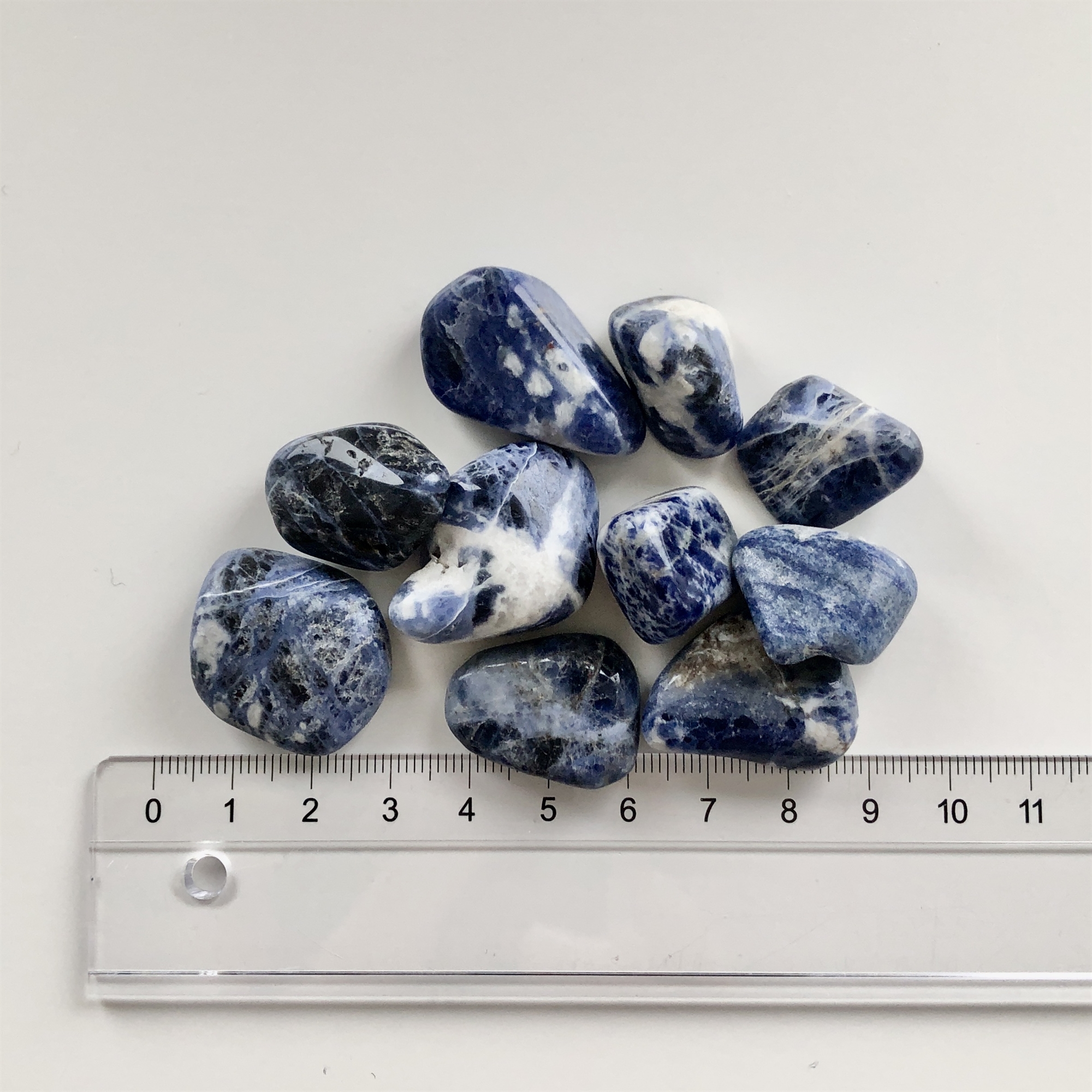 Sodalit Sten Blå Krystaller Krystalgrotten Krystal